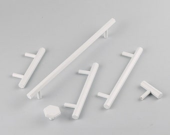 White Drawer Pulls - Etsy