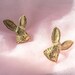 Brass Rabbit Knobs Brass Knobs Bunny Dresser Knobs Nursery - Etsy UK