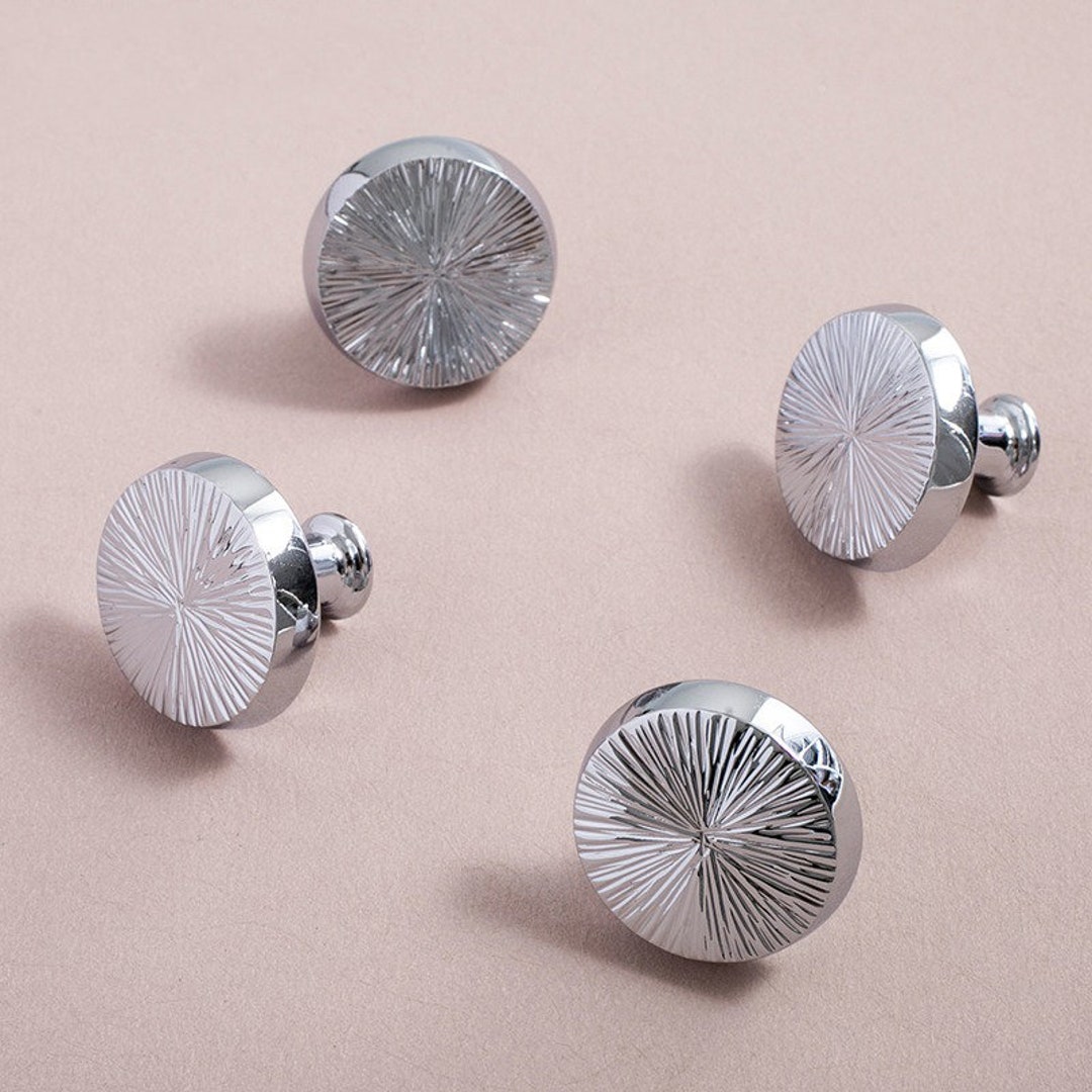 Chrome Knob, Chrome Pulls, Silver Knobs for Drawers, Chrome Hardware ...