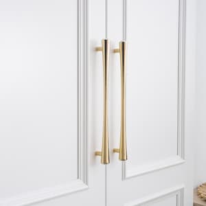 Polished Brass Kitchen Cabinet Pulls, Brass Hardware for Cabinets, Solid Brass Cabinet Pulls ...