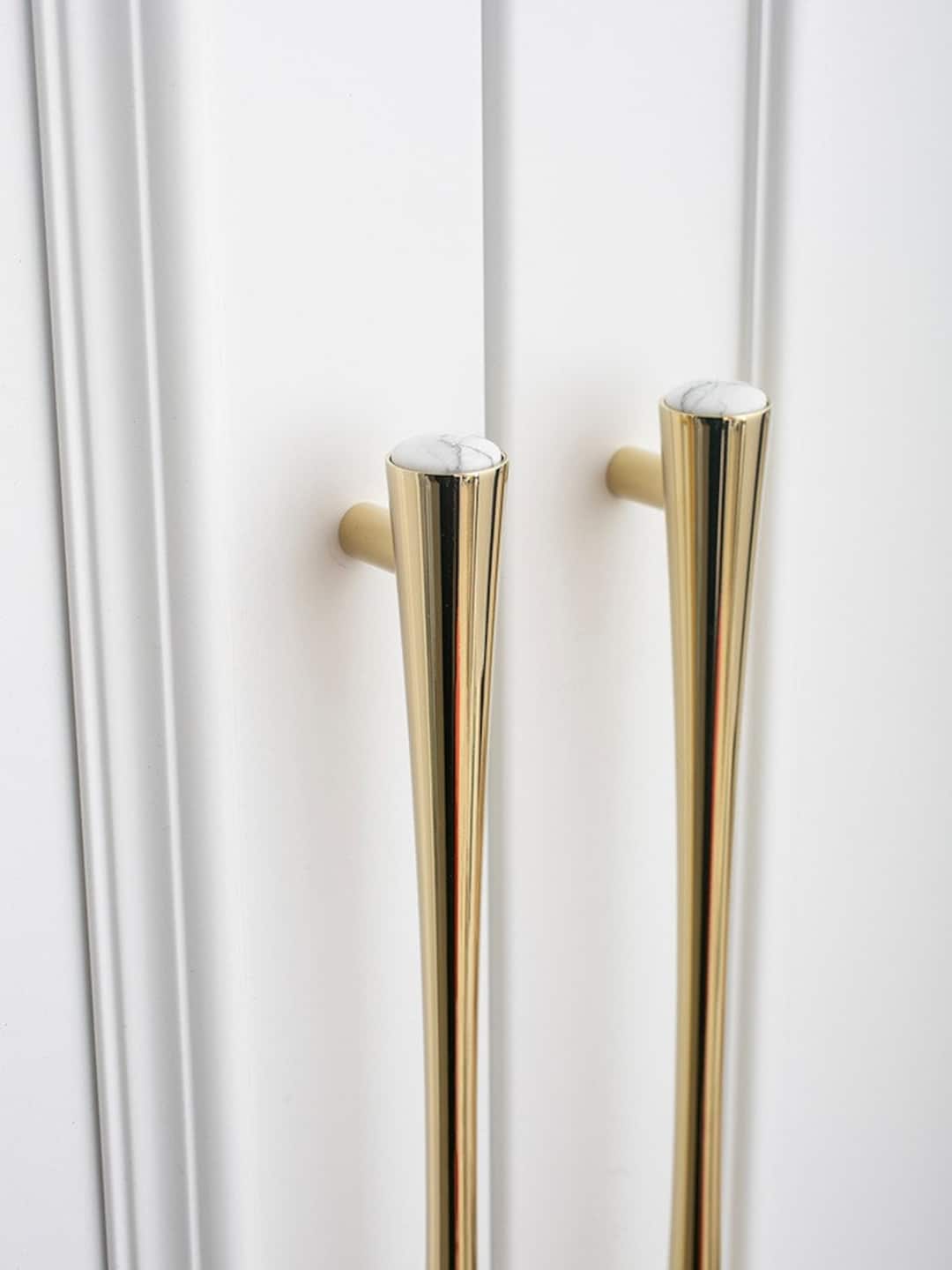 Polished Brass Kitchen Cabinet Pulls, Brass Hardware for Cabinets, Solid Brass Cabinet Pulls ...
