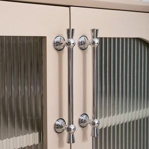 Chrome Brass Drawer Handles and Cabinet Pulls, Chrome Cabinet Hardware ...