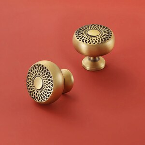 Decorative Hardware, Semi Circle Handle, Decorative Knob, Solid Brass Knobs, Brass Knobs and ...