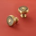 Decorative Hardware, Semi Circle Handle, Decorative Knob, Solid Brass Knobs, Brass Knobs and ...