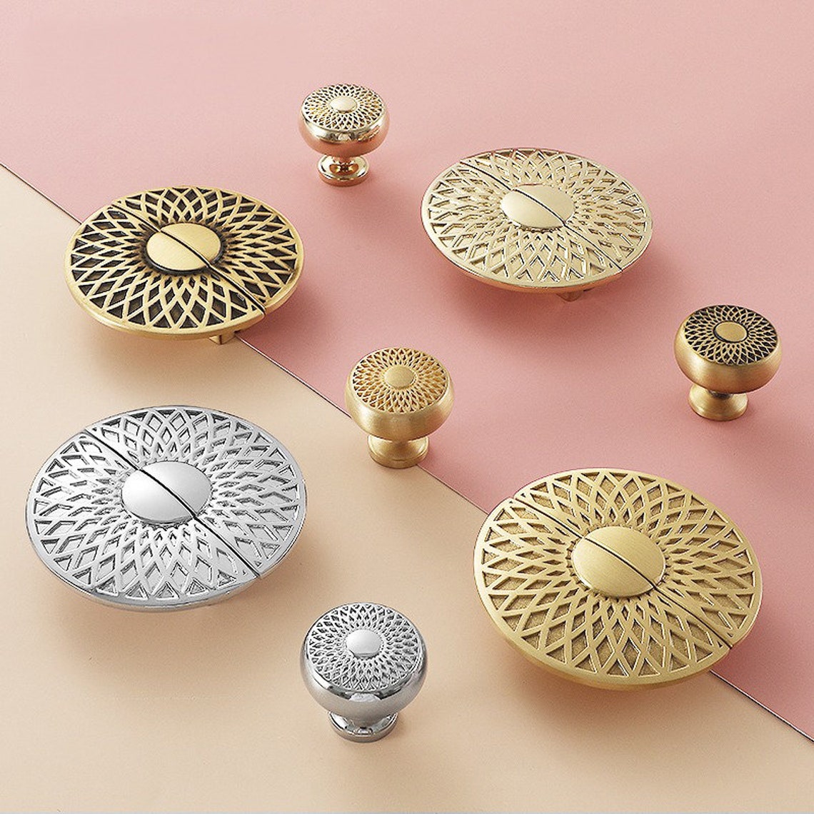 Decorative Hardware Semi Circle Handle Decorative Knob - Etsy