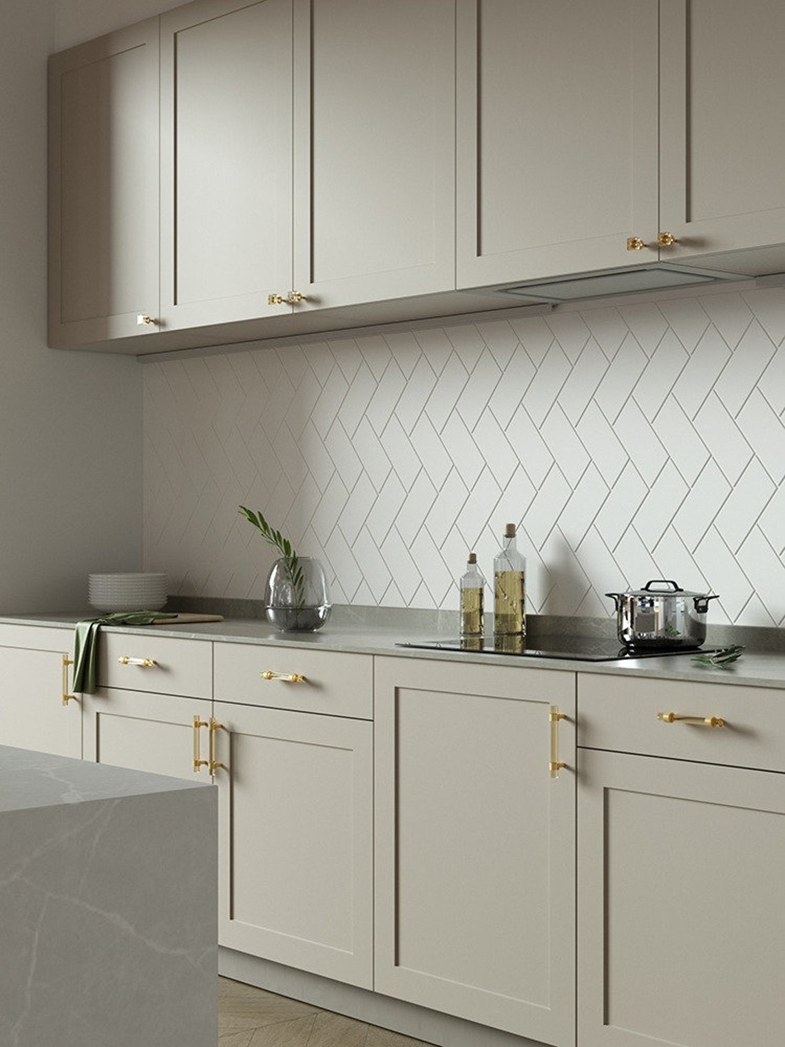 Champagne Handles Acrylic Brass Handles Acrylic Pull - Etsy