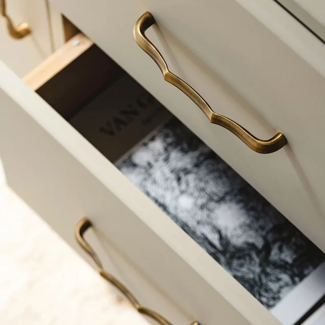 Antique Brass Cabinet Knobs, Brass Door Handle, Gold Drawer Handles, Modern Cabinet Hardware ...