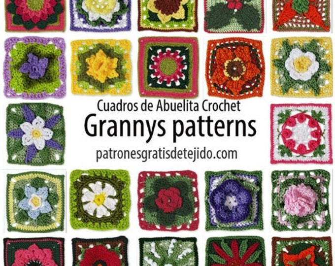 PDF GRANNY SQUARE Just Symbols Charts - Etsy