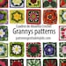 PDF GRANNY SQUARE Just Symbols Charts - Etsy