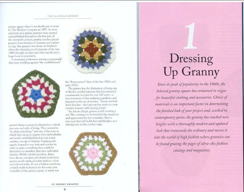 101 Granny Squares - Etsy