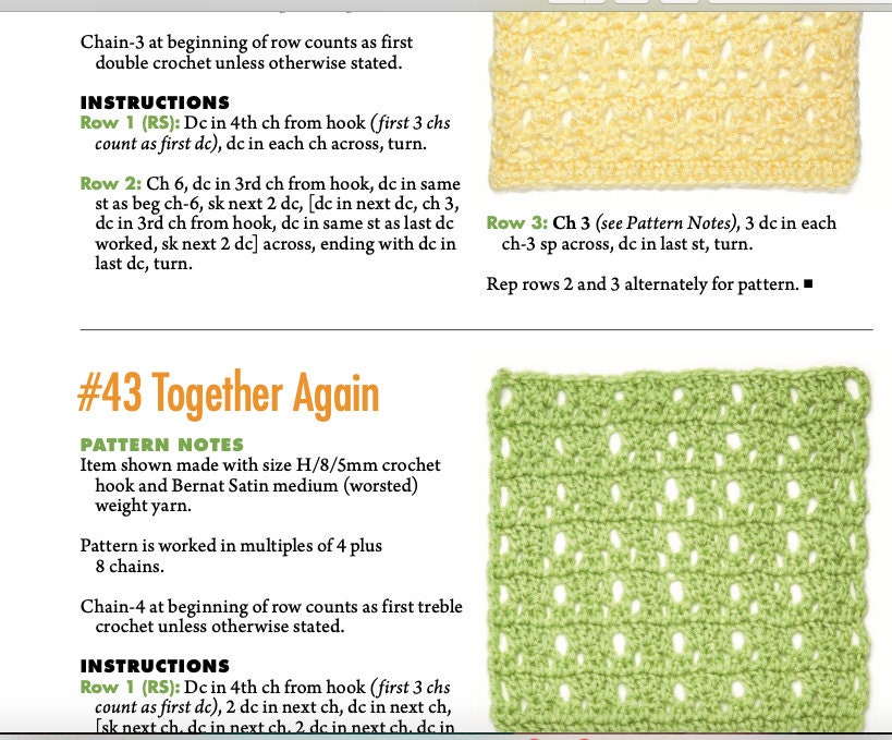 100 Quick & Easy Crochet Stitches: Easy Stitch Patterns, Including ...
