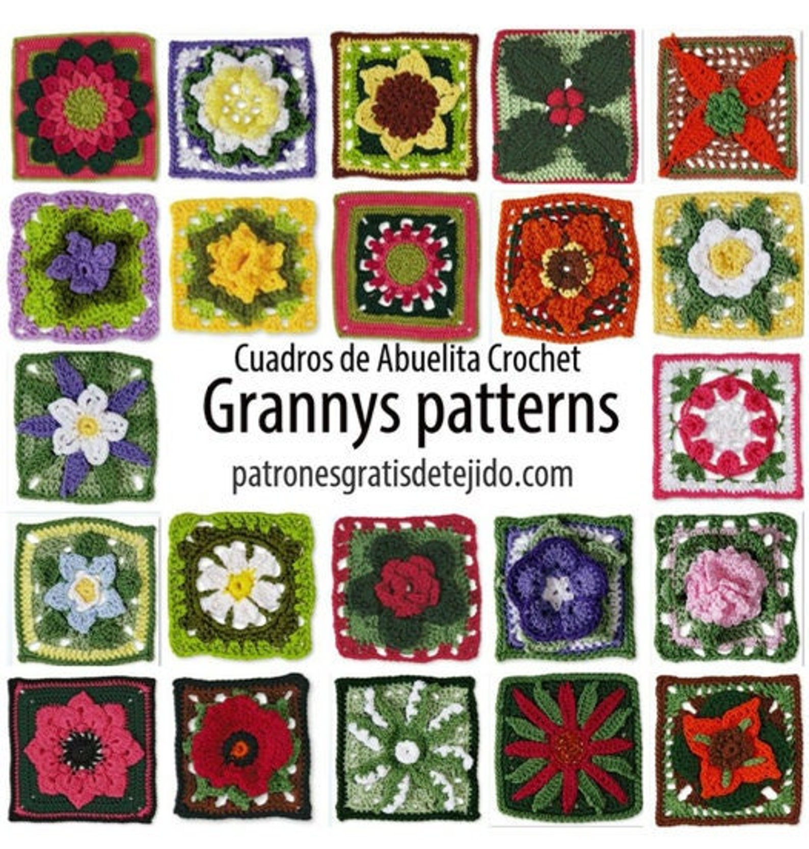 PDF GRANNY SQUARE Just Symbols Charts - Etsy