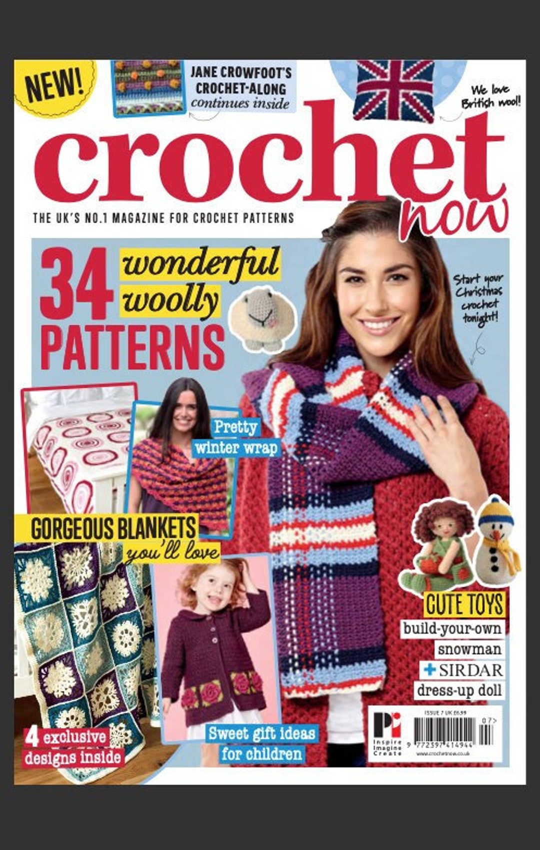 Magazine Crochet, 34 Wonderful Wooly Patterns - Etsy
