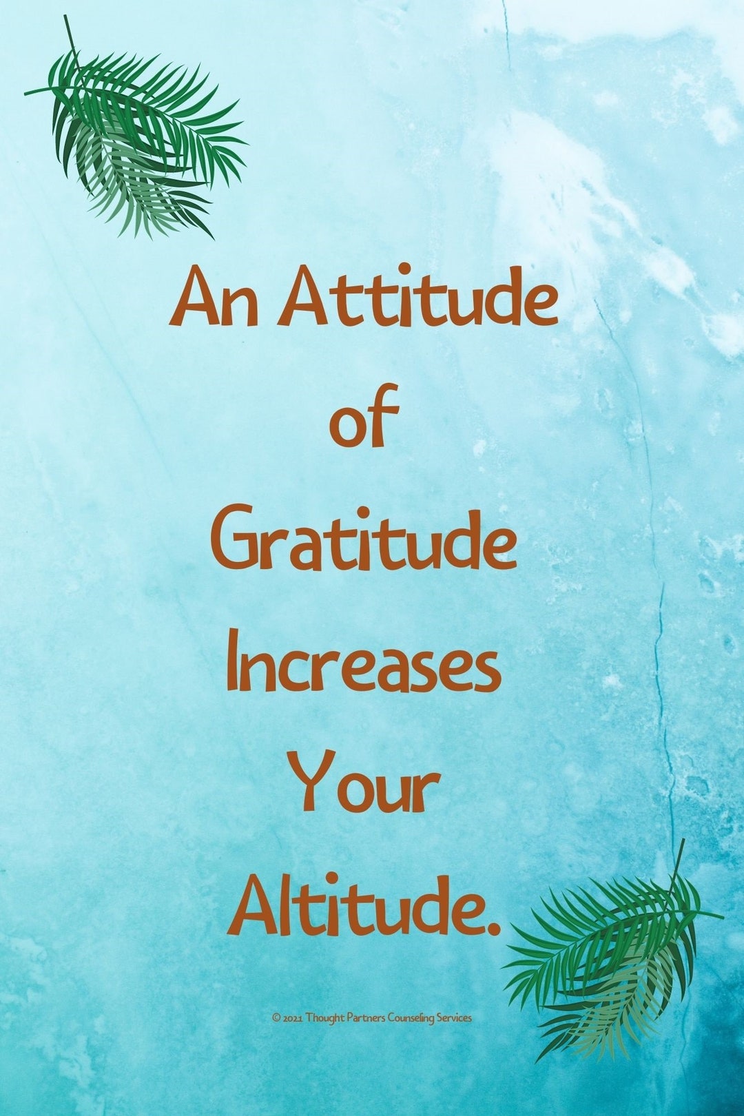 Serene Poster: an Attitude of Gratitude - Etsy