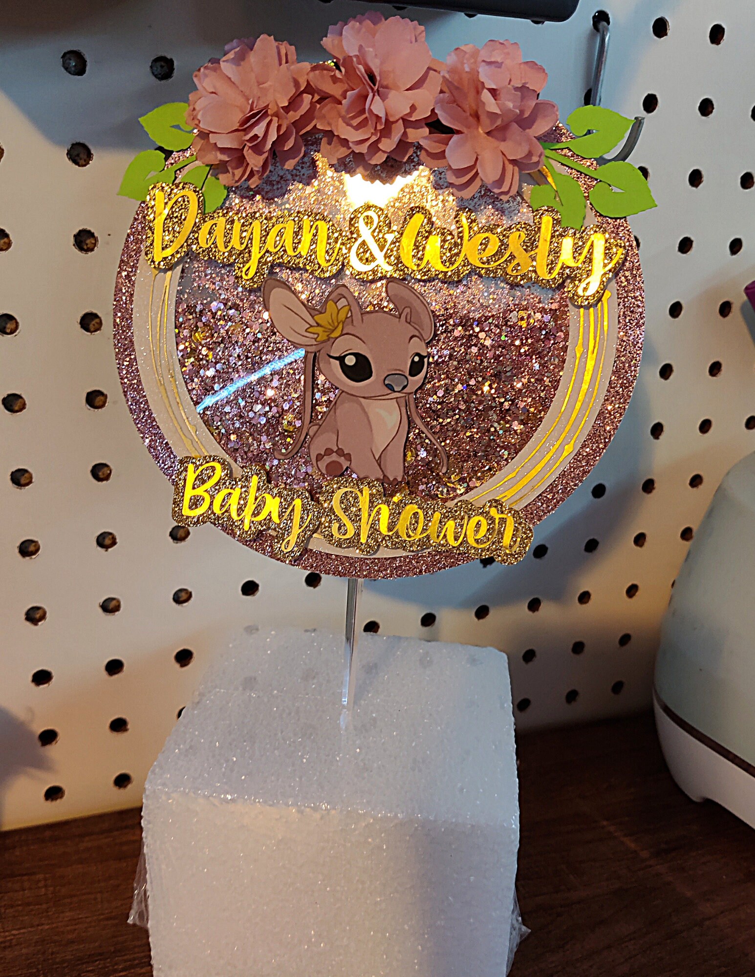 3D Shaker Cake Topper - Etsy