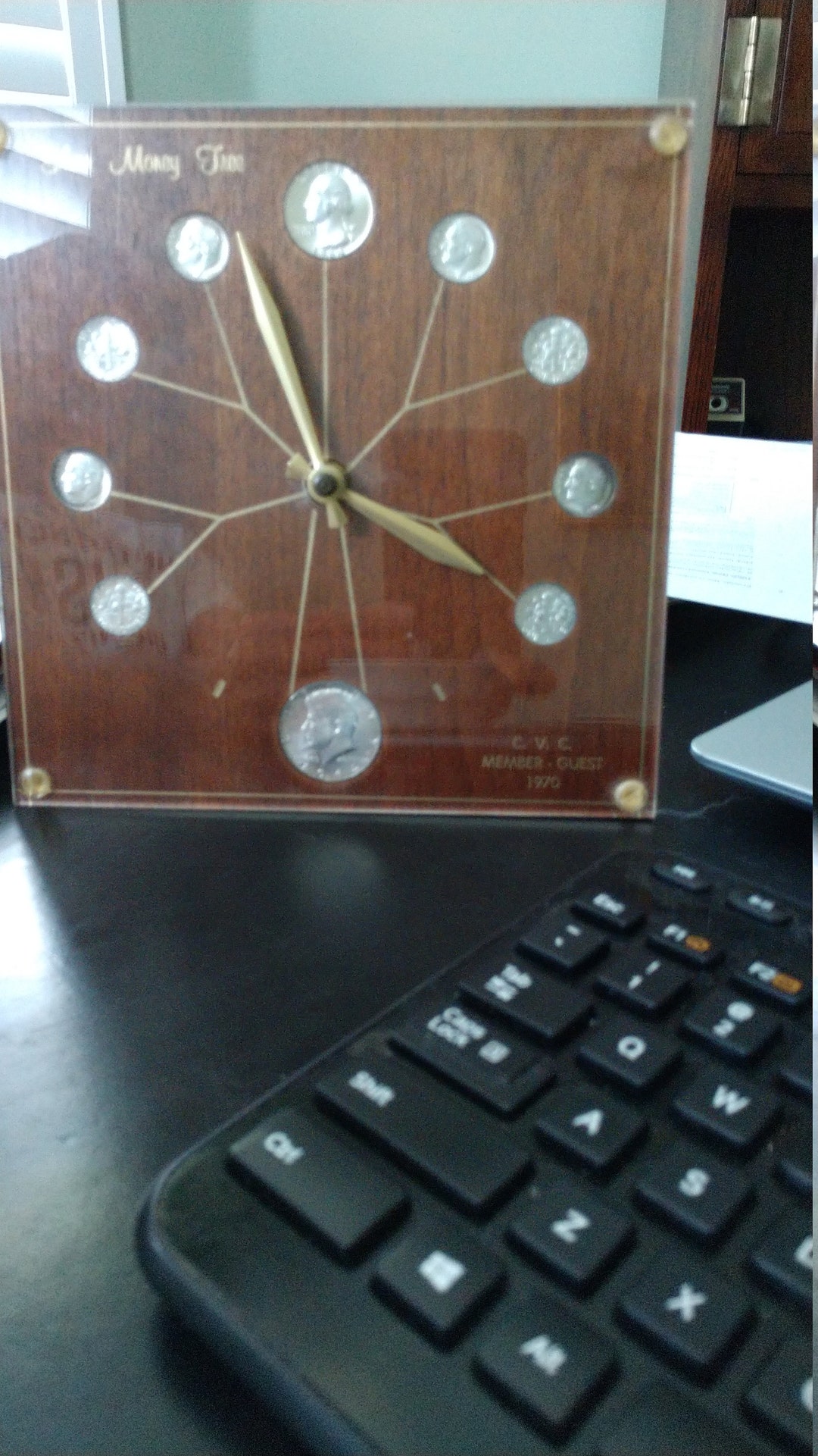 US Silver Coin Clock 1964 Last Year of Mint- Marion Kay Model No 60 - Etsy