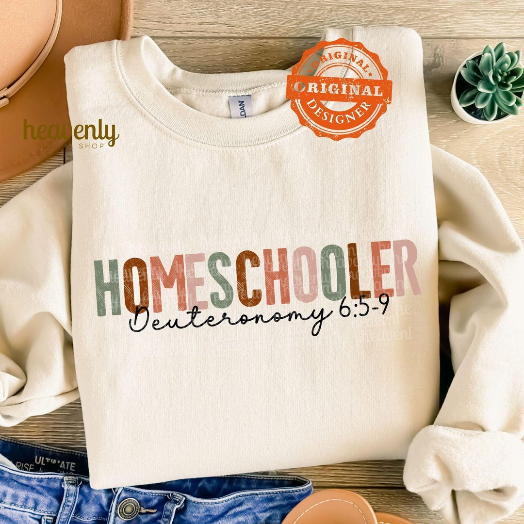 Homeschooler PNG Christian Sublimation Design, Retro Boho Homeschool ...