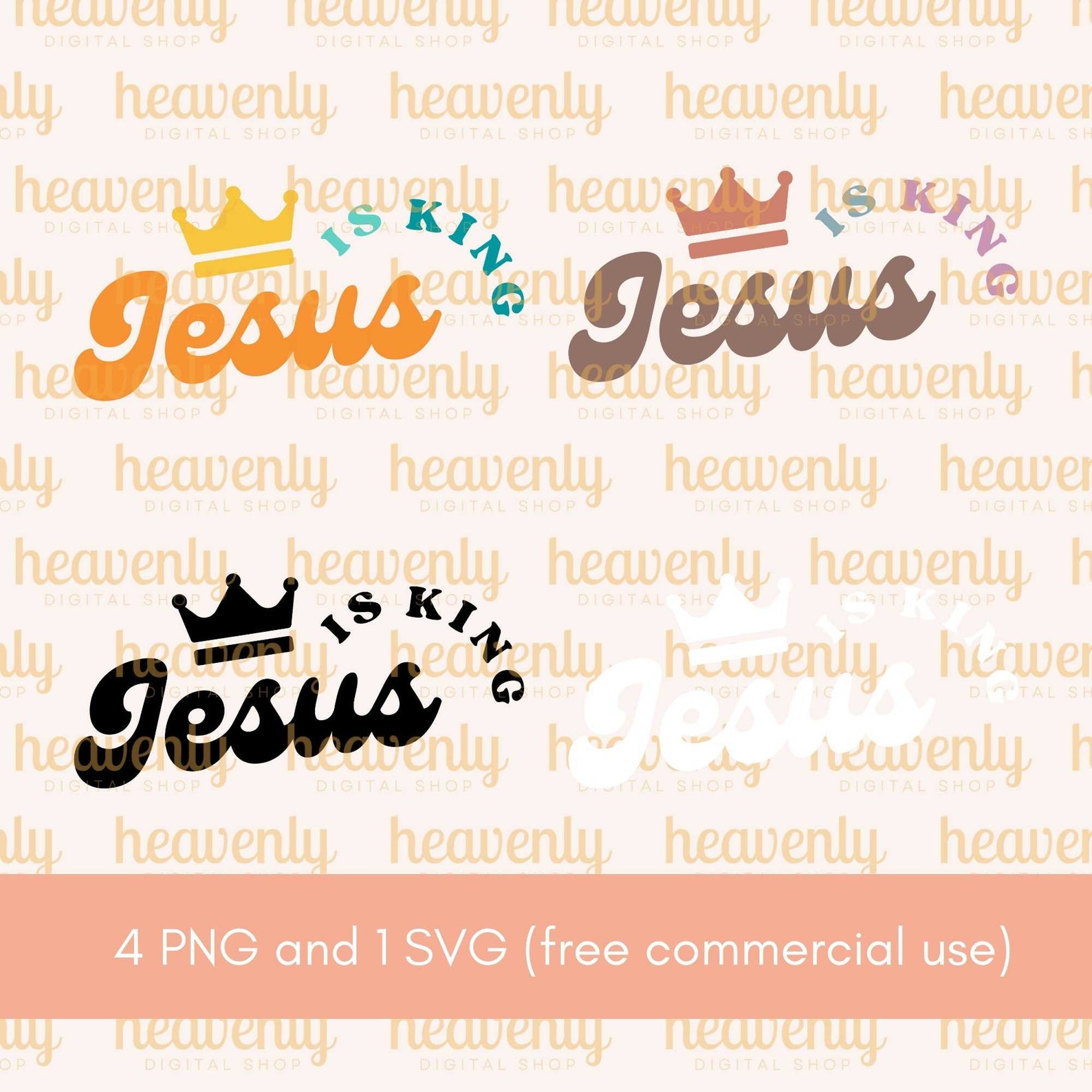Jesus is King SVG PNG Jesus is King Shirt Retro Christian - Etsy