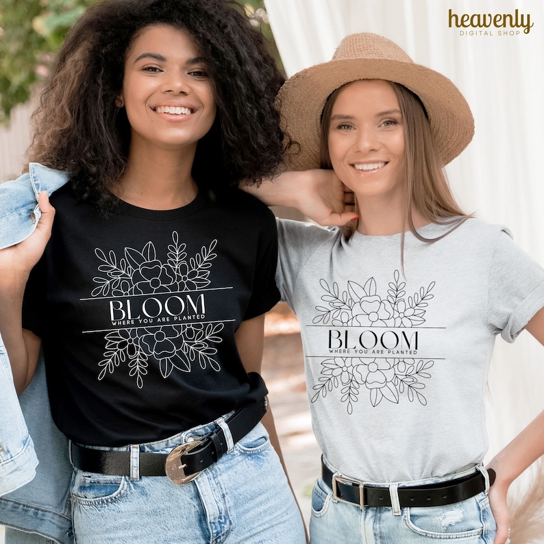 Christian SVG Christian PNG Bloom Where You Are Planted - Etsy