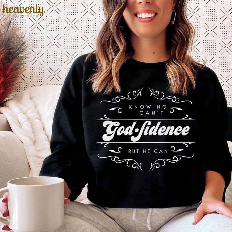 Godfidence Svg God Fidence PNG Sublimation, Cute Christian Svg ...