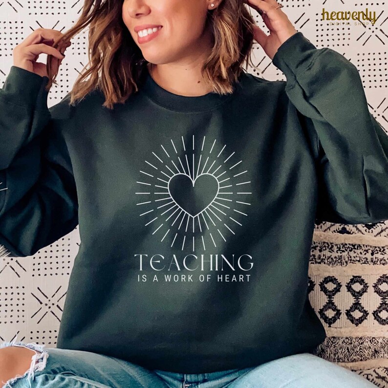 Teaching is a Work of Heart Svg Png Sublimation Teacher Svg - Etsy