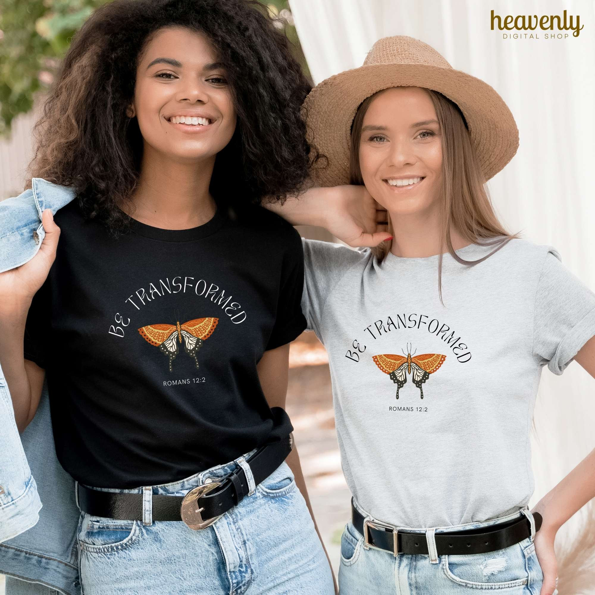 Be Transformed Butterfly PNG Christian Sublimation Bible Verse - Etsy
