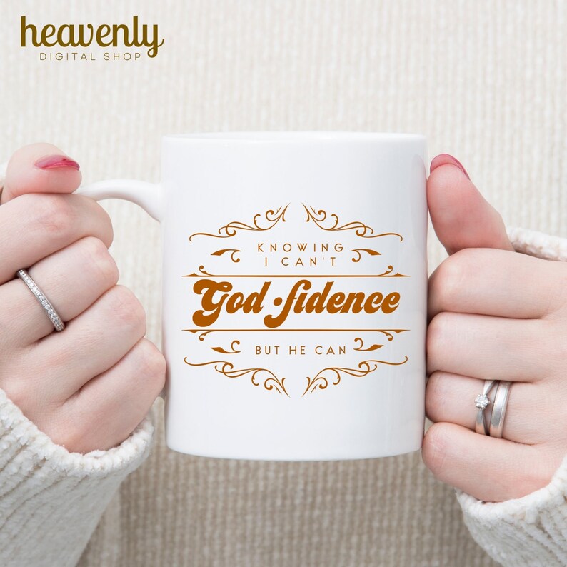 Godfidence Svg God Fidence PNG Sublimation Cute Christian - Etsy