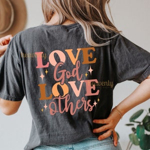 Love God Love Others SVG Christian Valentine PNG File for Sublimation ...