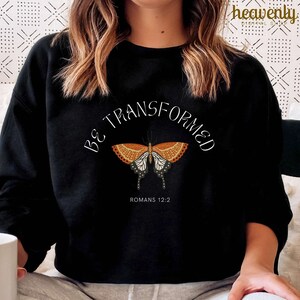 Be Transformed Butterfly PNG Christian Sublimation Bible Verse Tshirt ...