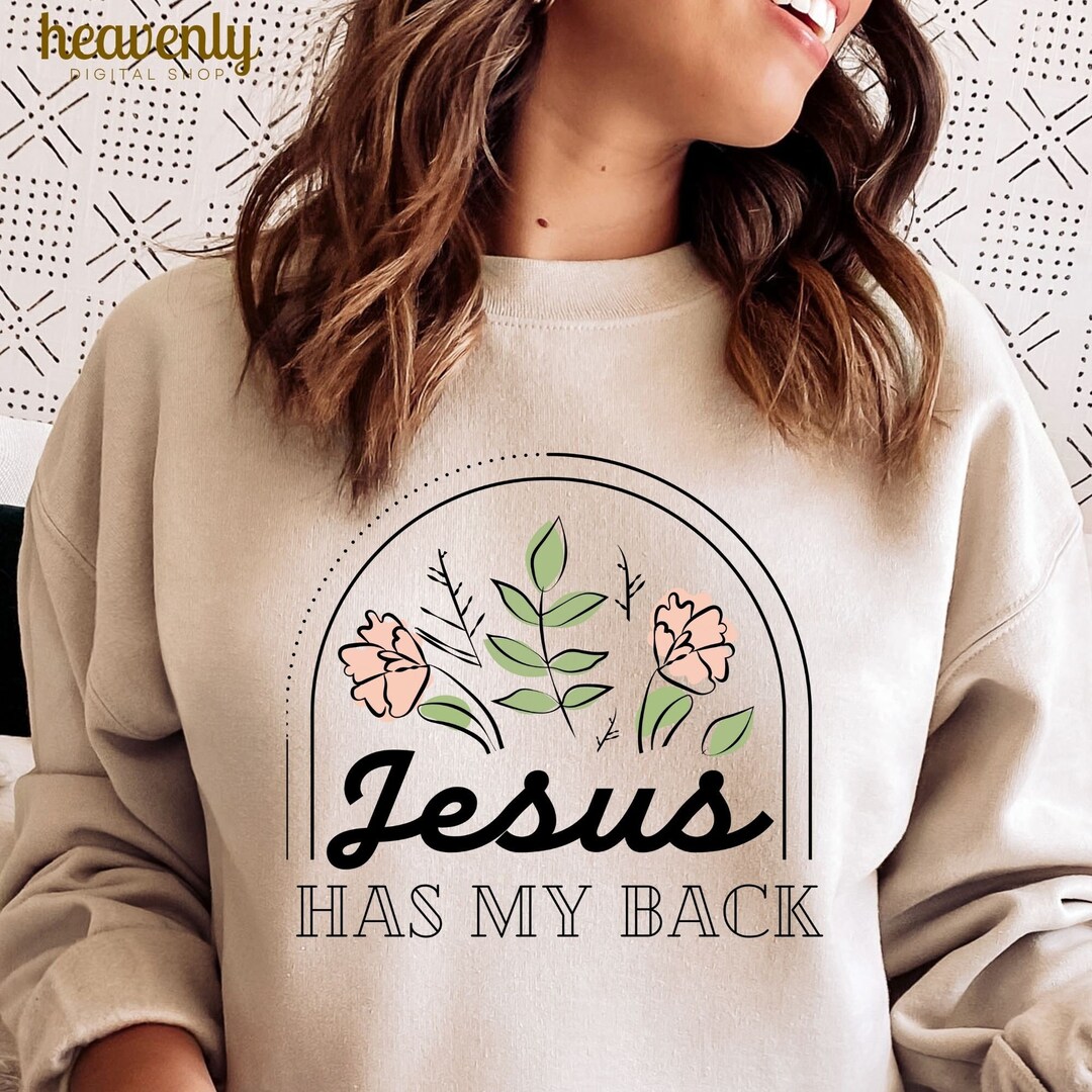 Christian PNG Jesus Has My Back Png Christian Sublimation Design for ...