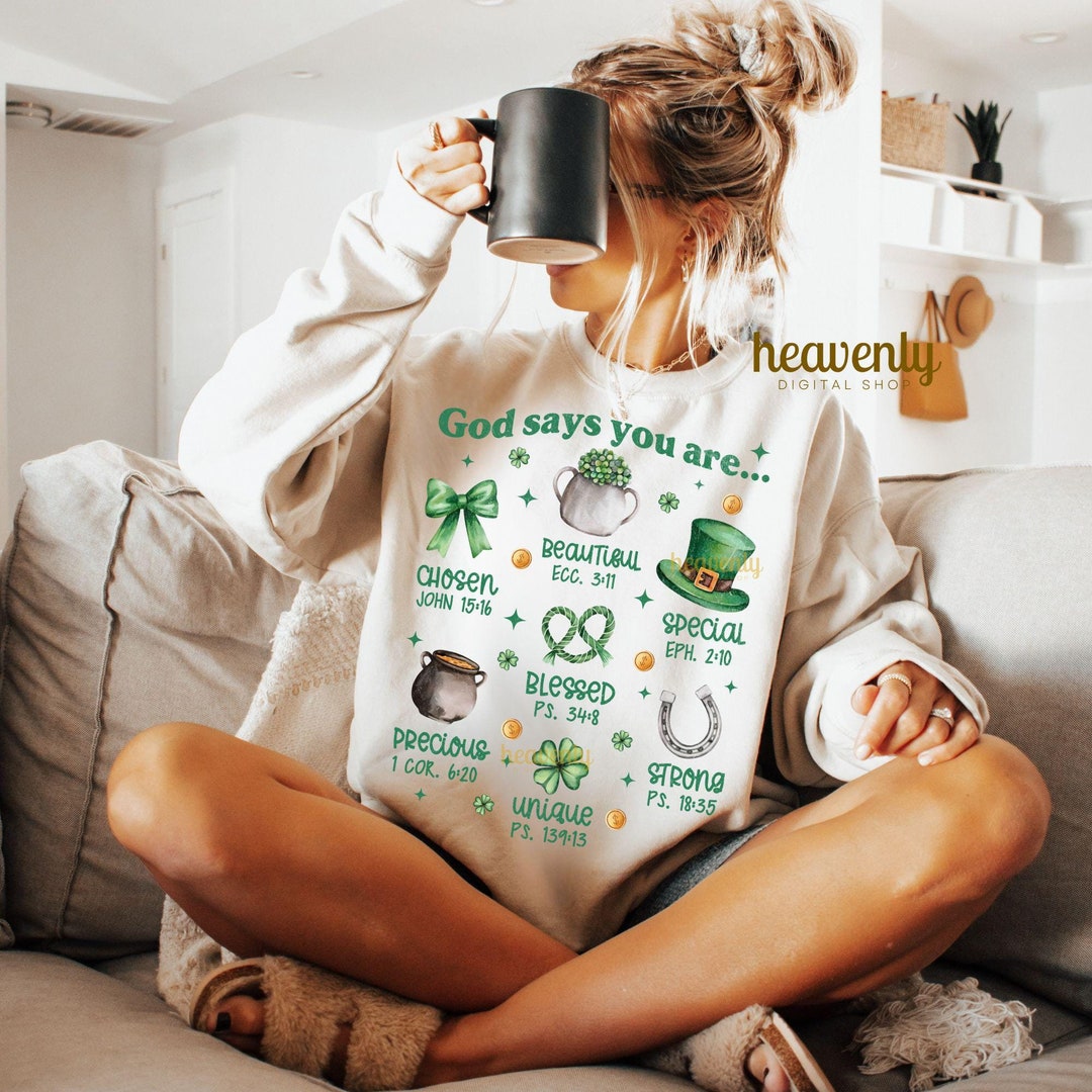 St Patricks God Says You Are PNG Christian PNG Sublimation Design Not ...