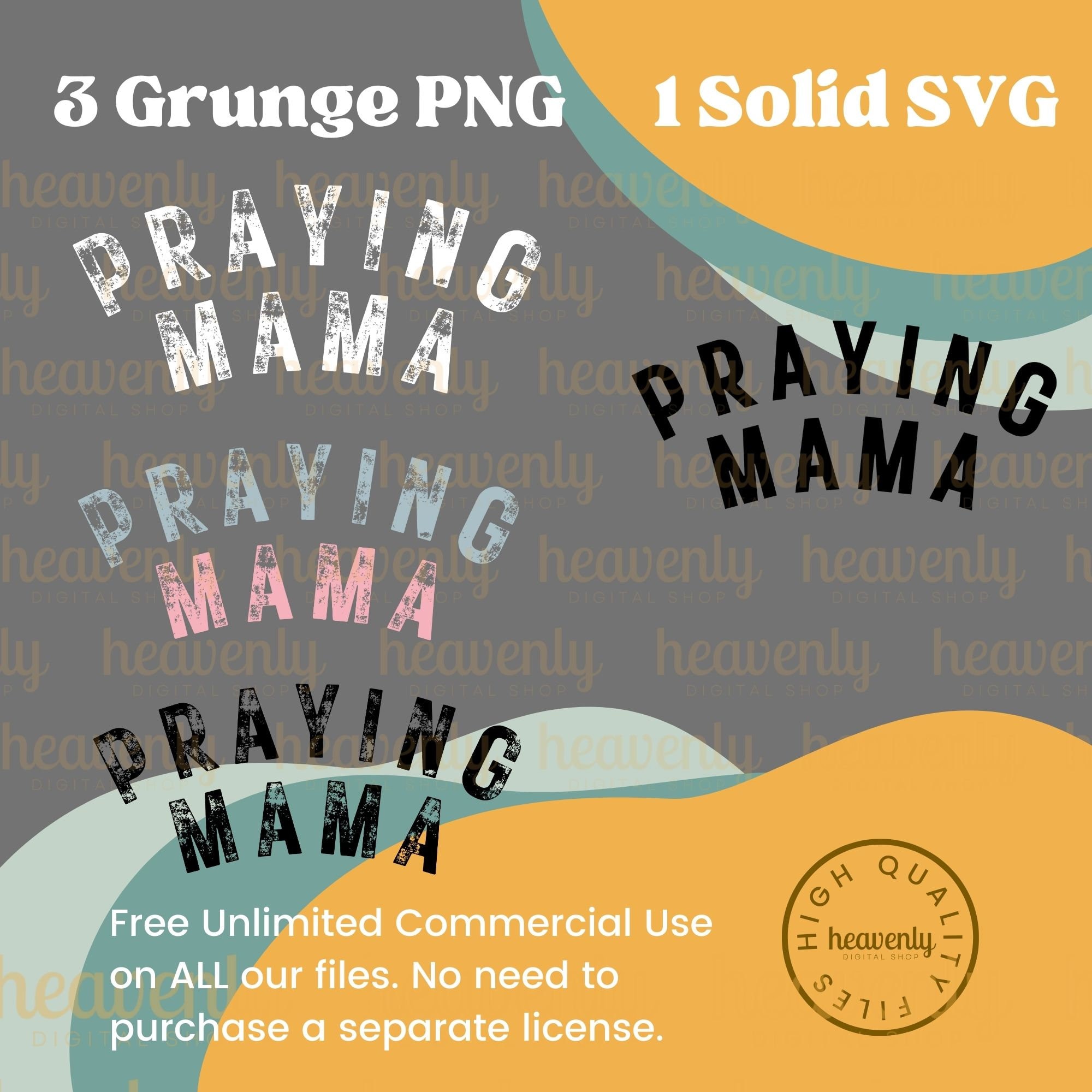 Mom Svg Praying Mama Svg Distressed PNG Praying Moms Club PNG Christian ...