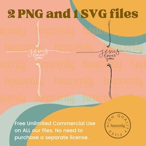 Jesus Loves You Svg, Cross Svg, Easter Svg Png Sublimation, Cross Png ...