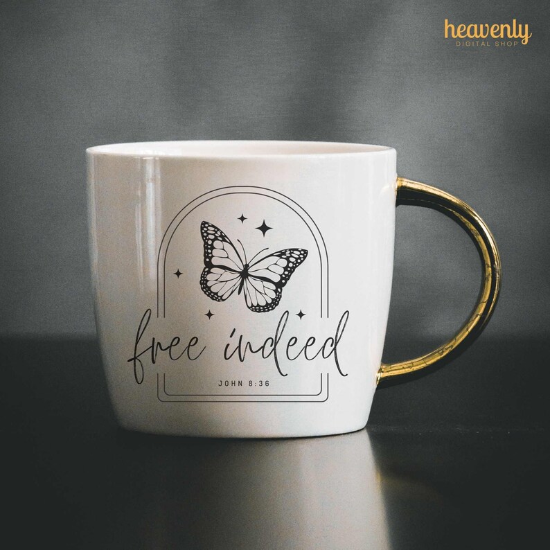 Free Indeed Svg Png Butterflyn Svg Christian Svg Jesus Svg - Etsy