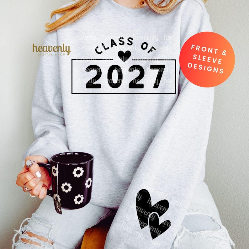 Klasse von 2027 SVG - Senior Mom 2027 PNG Sublimationsdesign, Senior ...