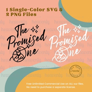 Merry Christmas SVG Nativity Png Advent Sublimation Design,the Promised ...