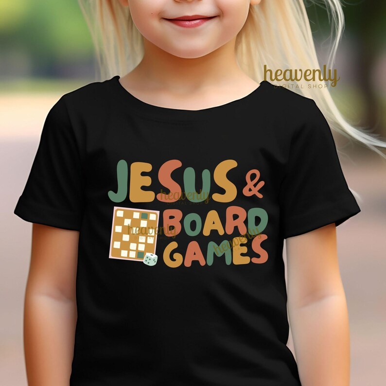 Jesus and Board Games PNG Christian Family Matching Png Sublimation ...