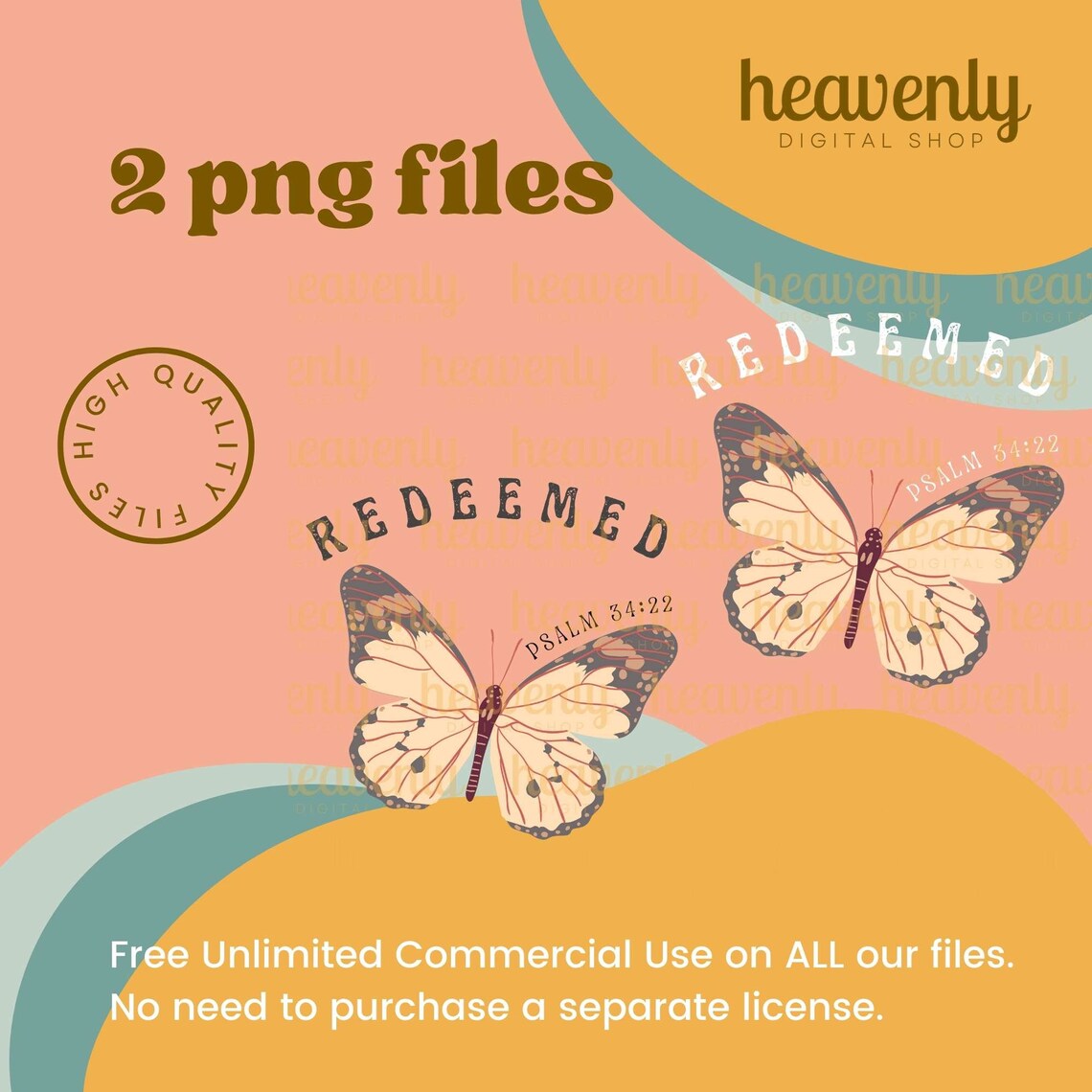 Redeemed Png Butterfly Png Boho Sublimation Christian Png - Etsy
