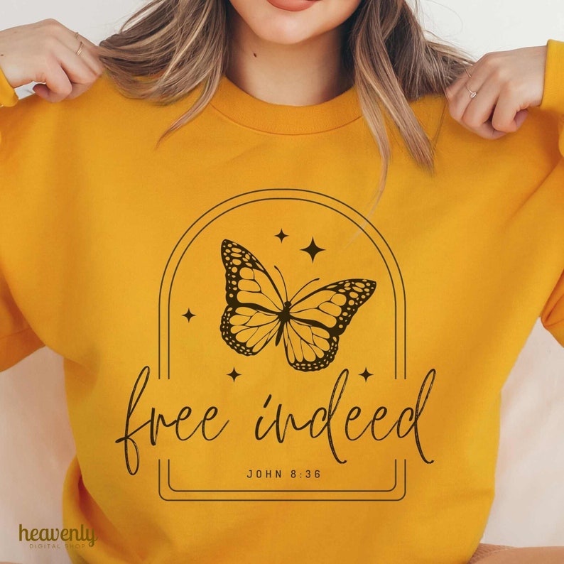 Free Indeed Svg Png Butterflyn Svg Christian Svg Jesus Svg - Etsy
