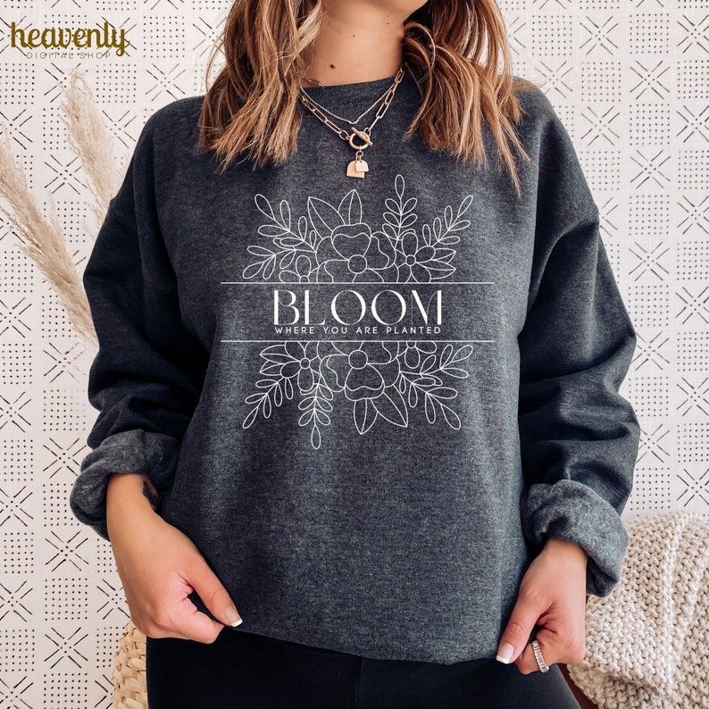 Christian SVG Christian PNG Bloom Where You Are Planted - Etsy