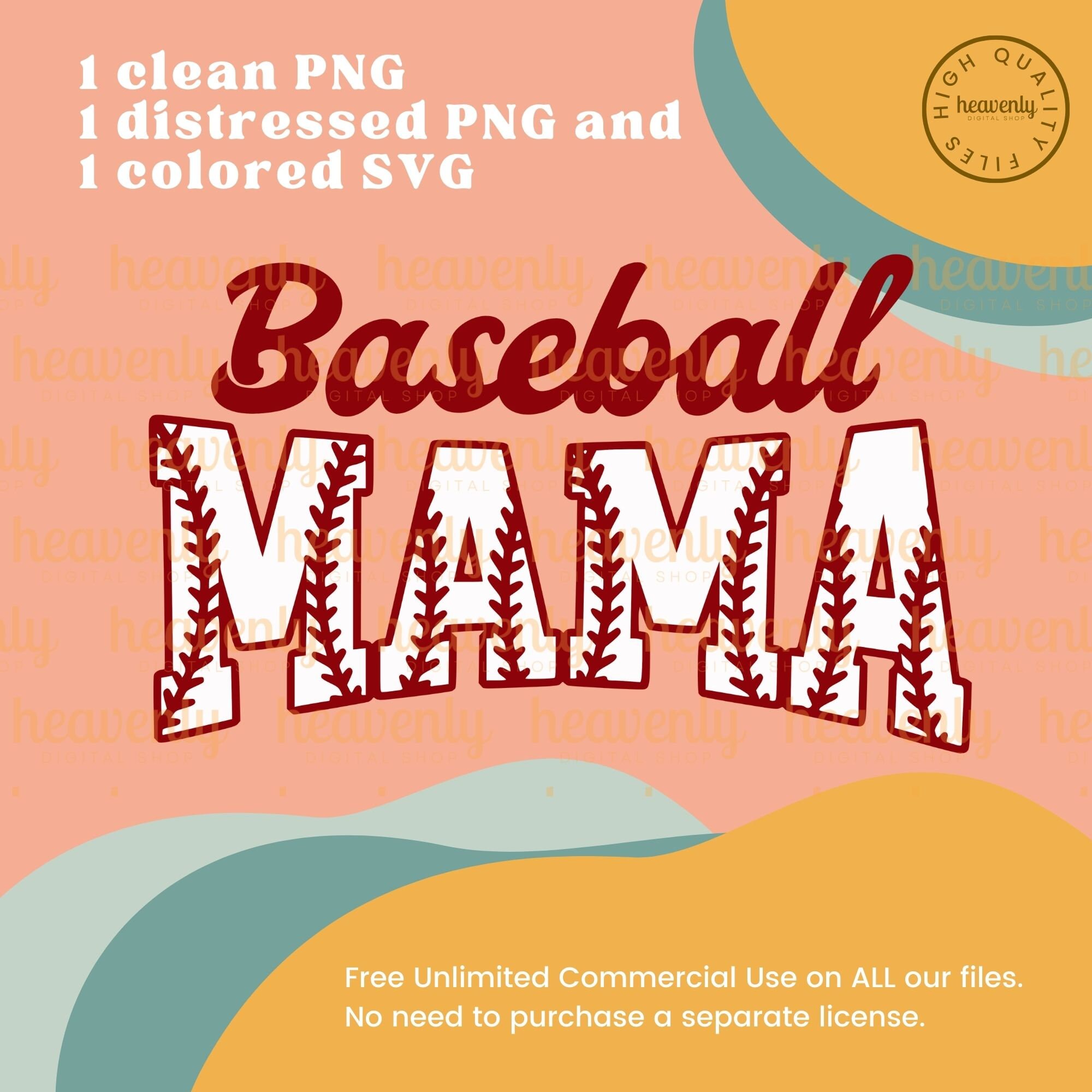 Baseball Mama SVG Baseball Mom PNG Sublimation Design Base Ball Mum Cut ...