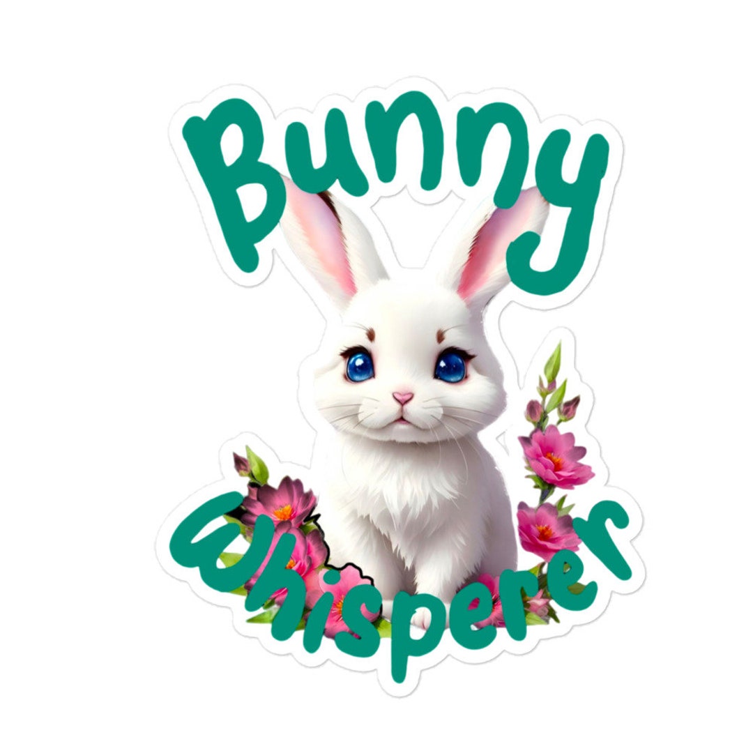 Bunny Stickers Rabbit Stickers Bunny Lover Stickers Bunny Mom Bunny ...