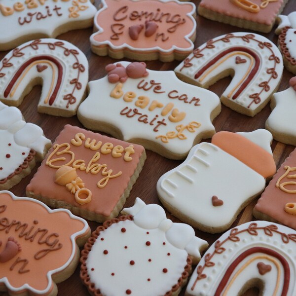 Gender Neutral Baby Shower Cookies - Etsy