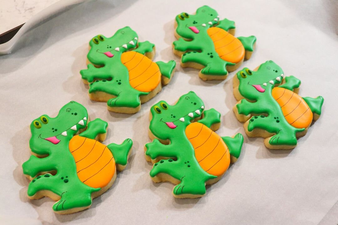 Alligator Cookies Animal Cookies Reptile Cookies Zoo | Etsy