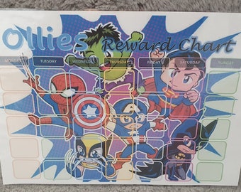 Spiderman Chart | Etsy UK