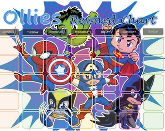 Hulk Reward Chart - Etsy Ireland