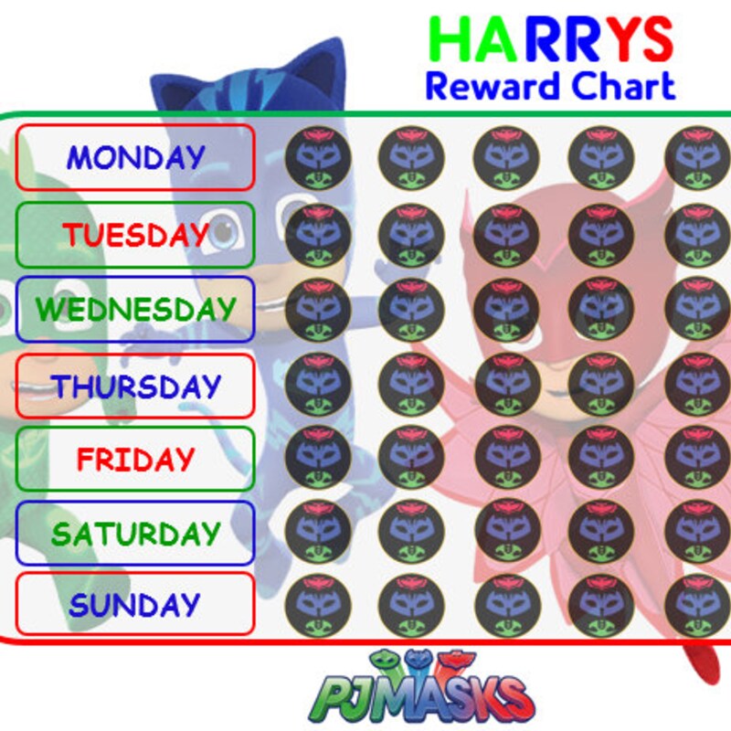 Pj Masks Sticker - Etsy