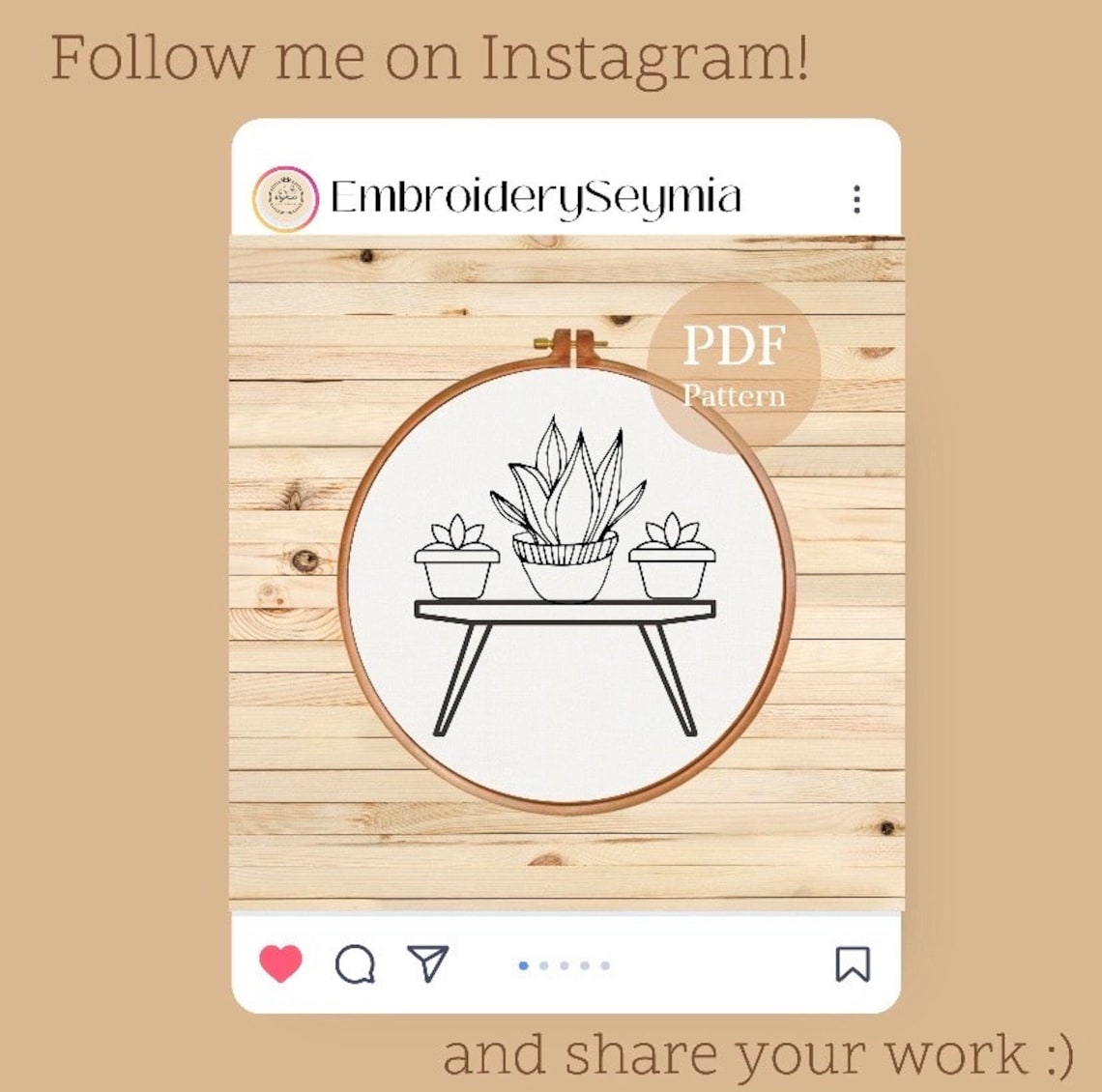 Lavender Circle Handmade Embroidery Pattern, PDF Pattern, Instant ...