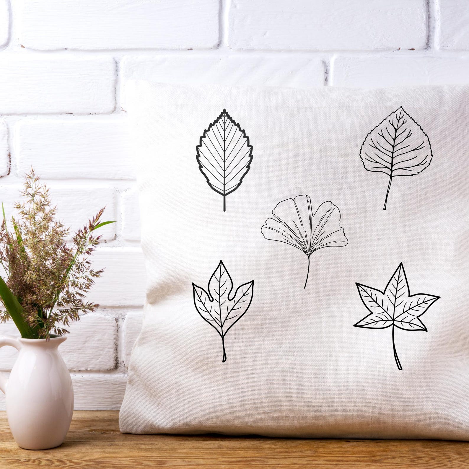Autumn Leaf Embroidery Pattern Bundle: 10 Fall Designs (PDF Patterns ...