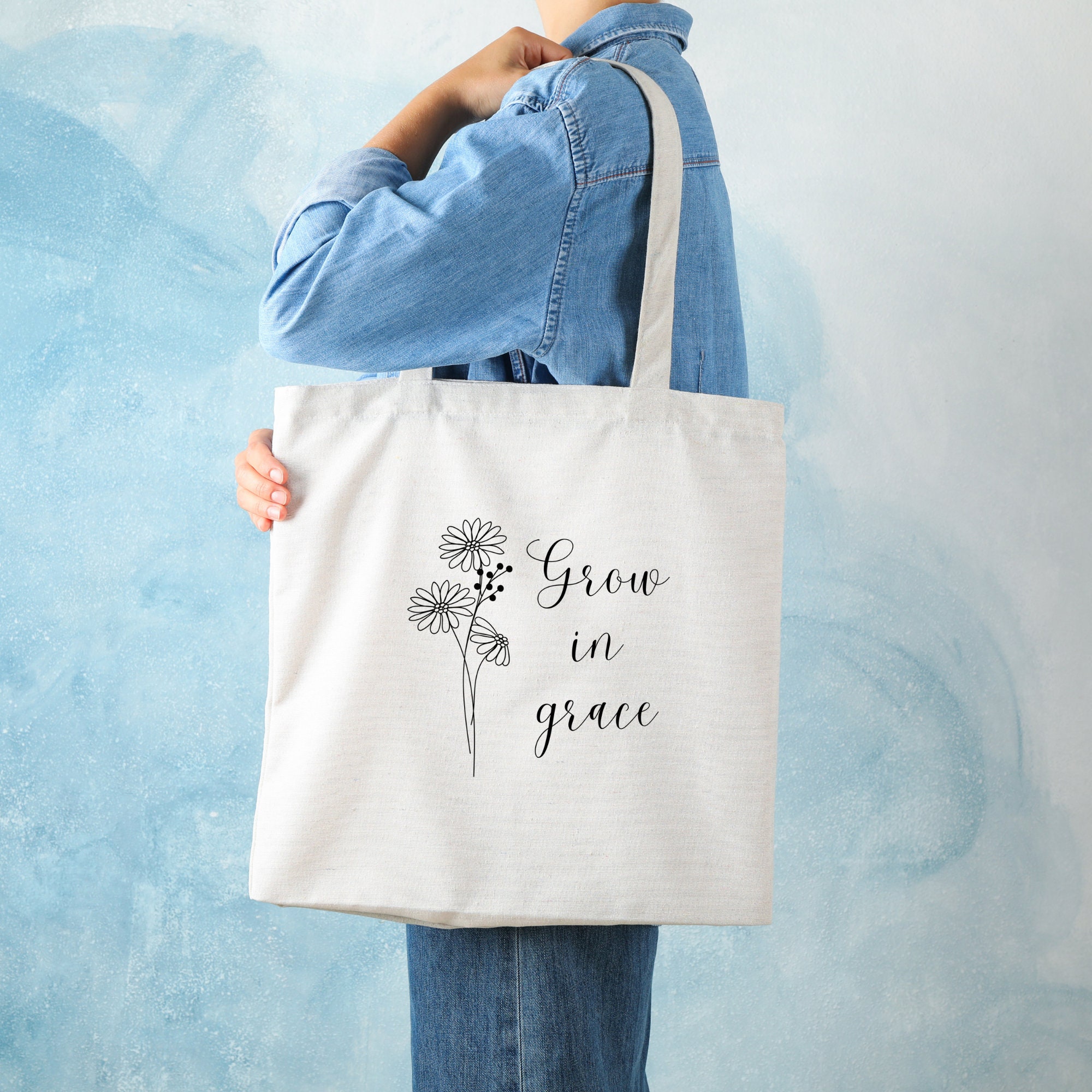 Grow in Grace Embroidery Pattern | Instant Download | Digital ...